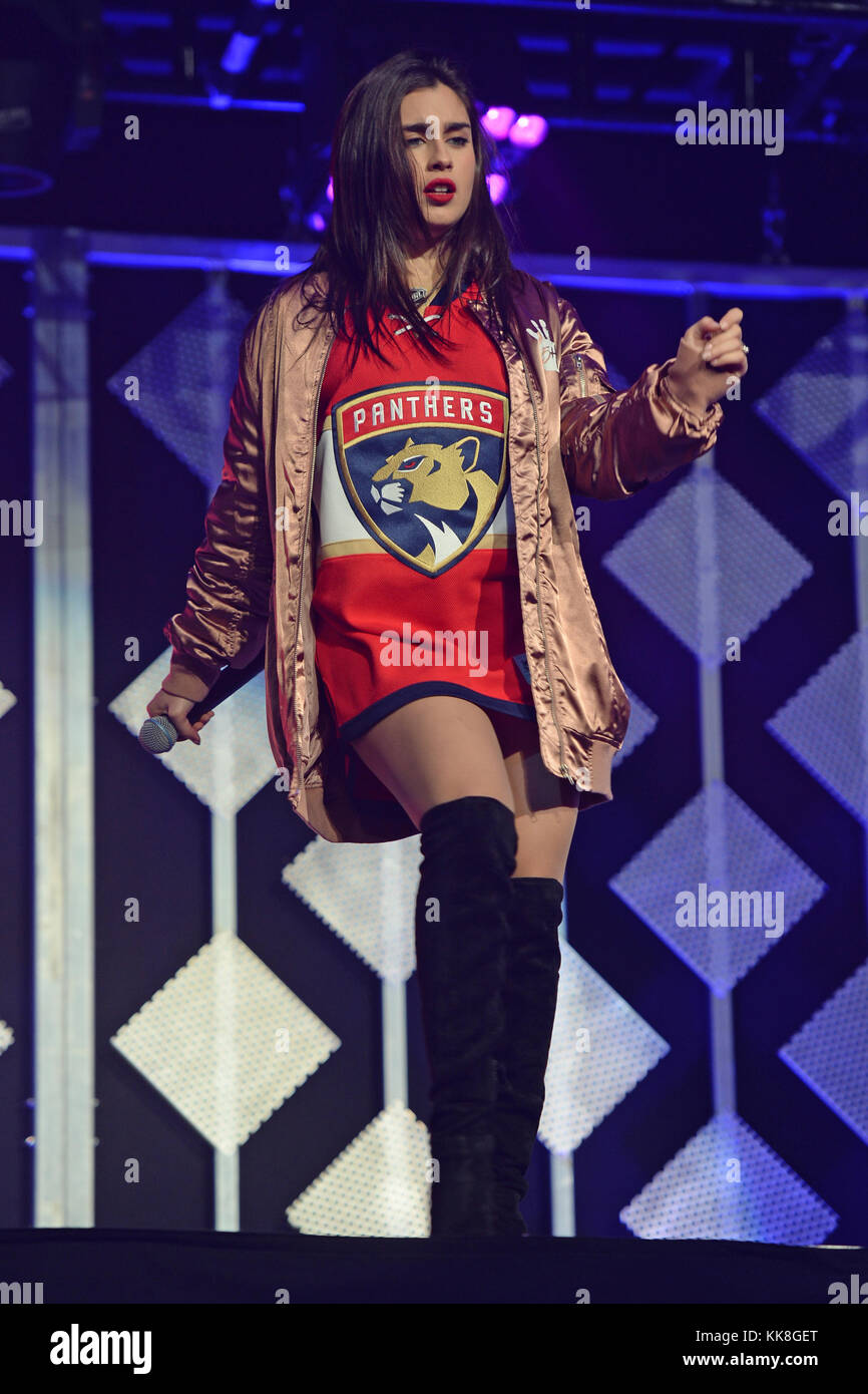 SUNRISE, FL - DECEMBER 18: Lauren Jauregui attends Y100's iHeartRadio ...