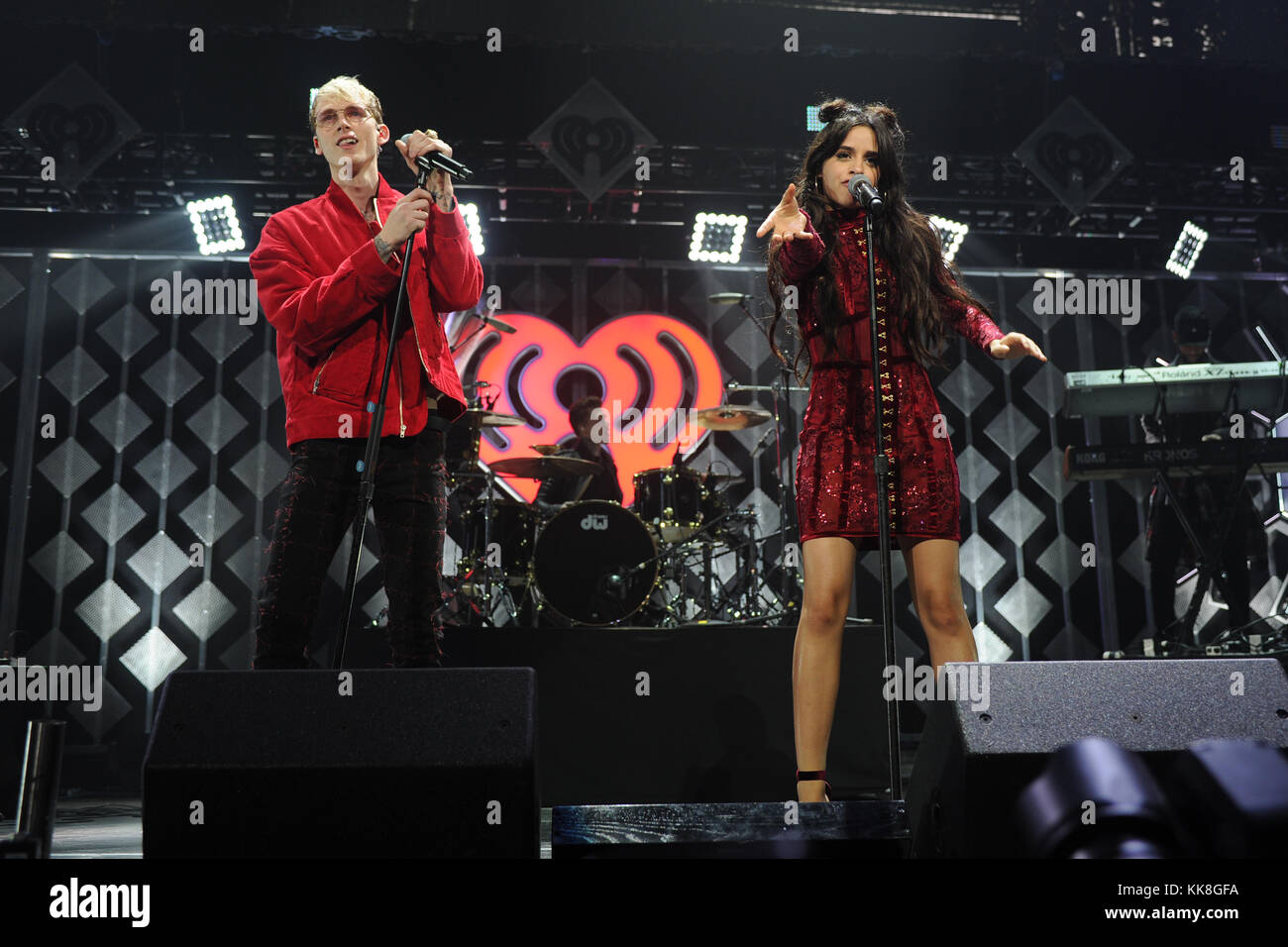 SUNRISE, FL - DECEMBER 18: Machine Gun Kelly, Camila Cabello attends ...