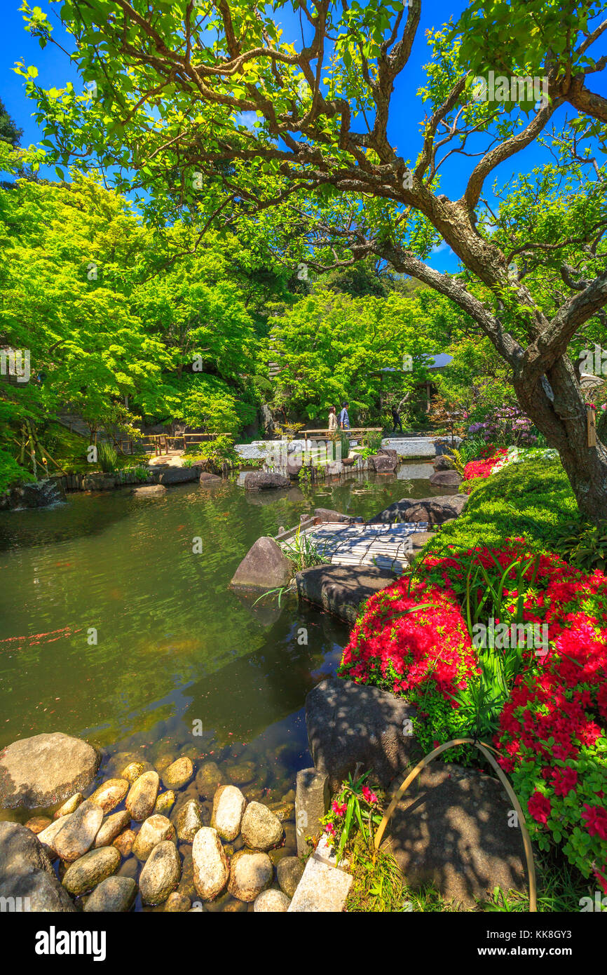 Hase-dera spring season Stock Photo - Alamy