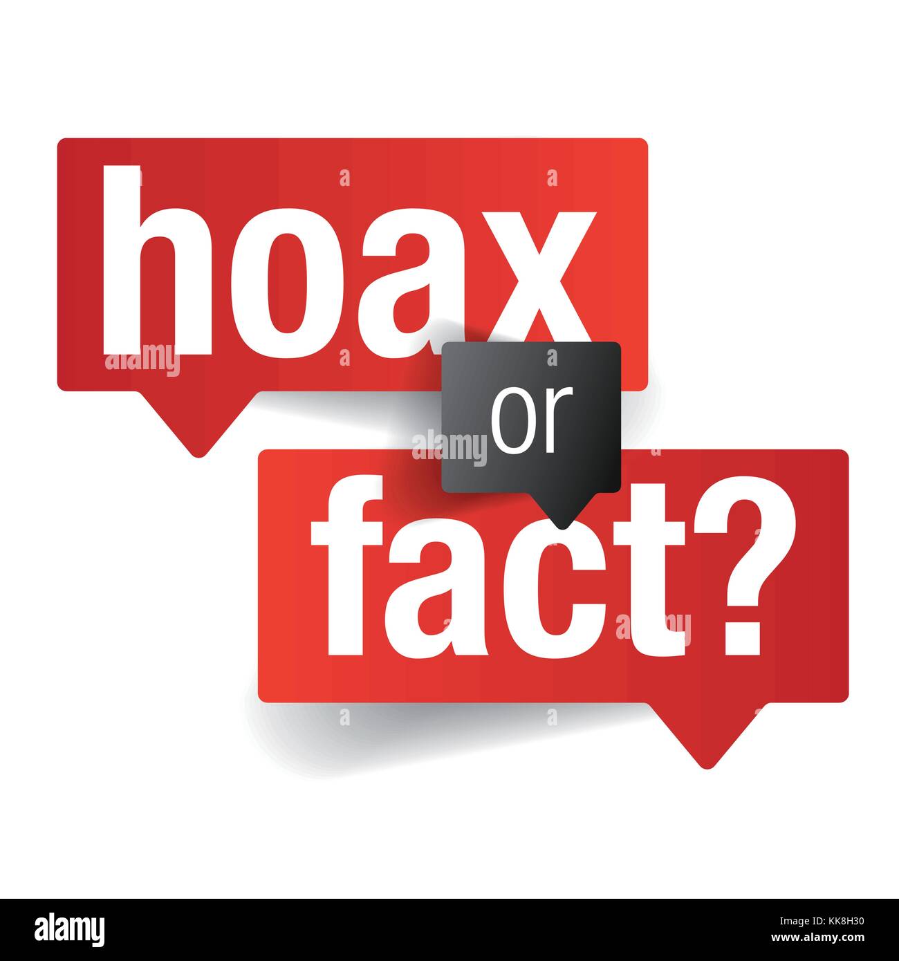 Hoax or Fact Sign label Stock Vector Image & Art - Alamy