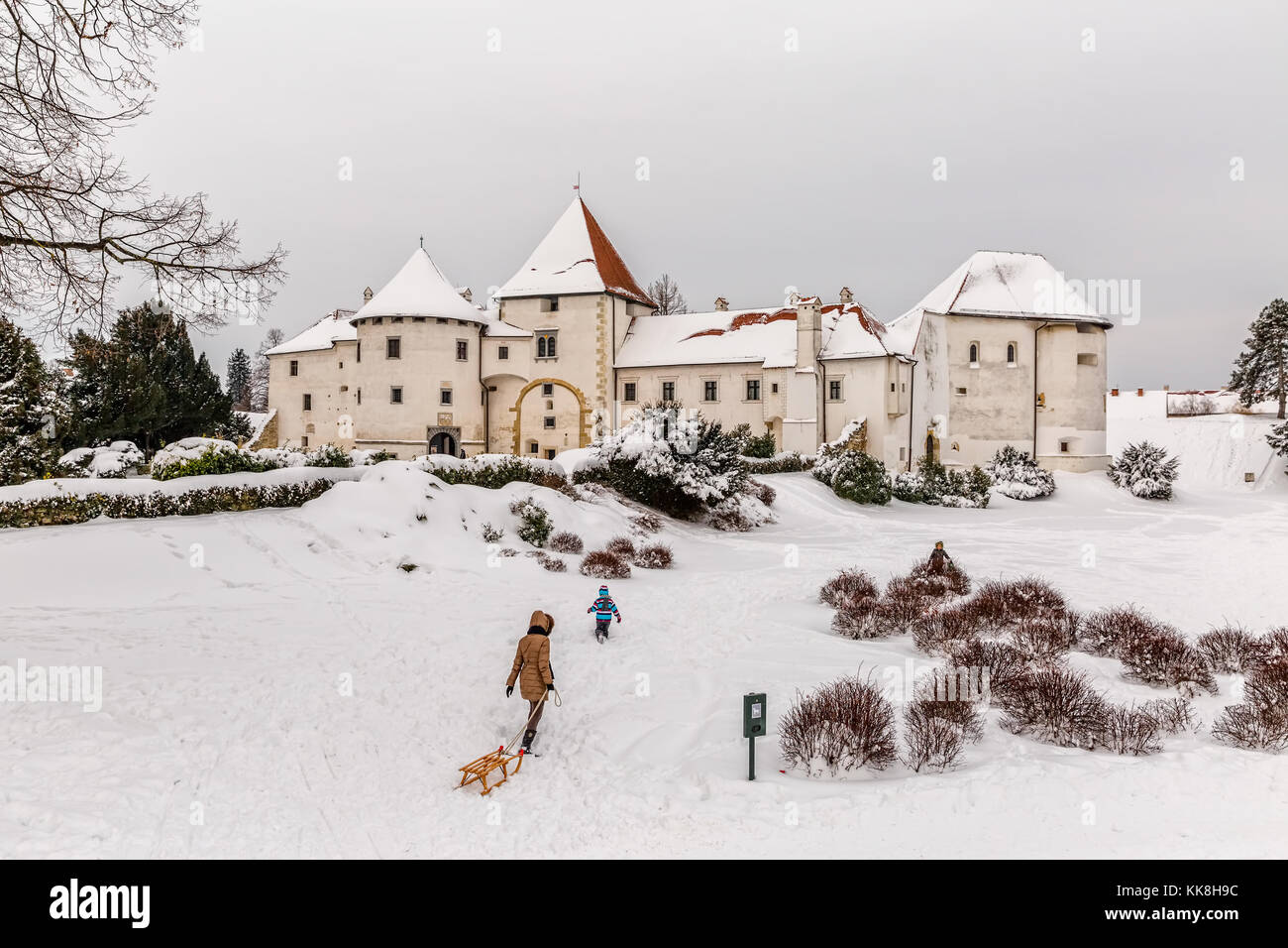 Varazdin Castle in Croatia Stock Photo - Alamy
