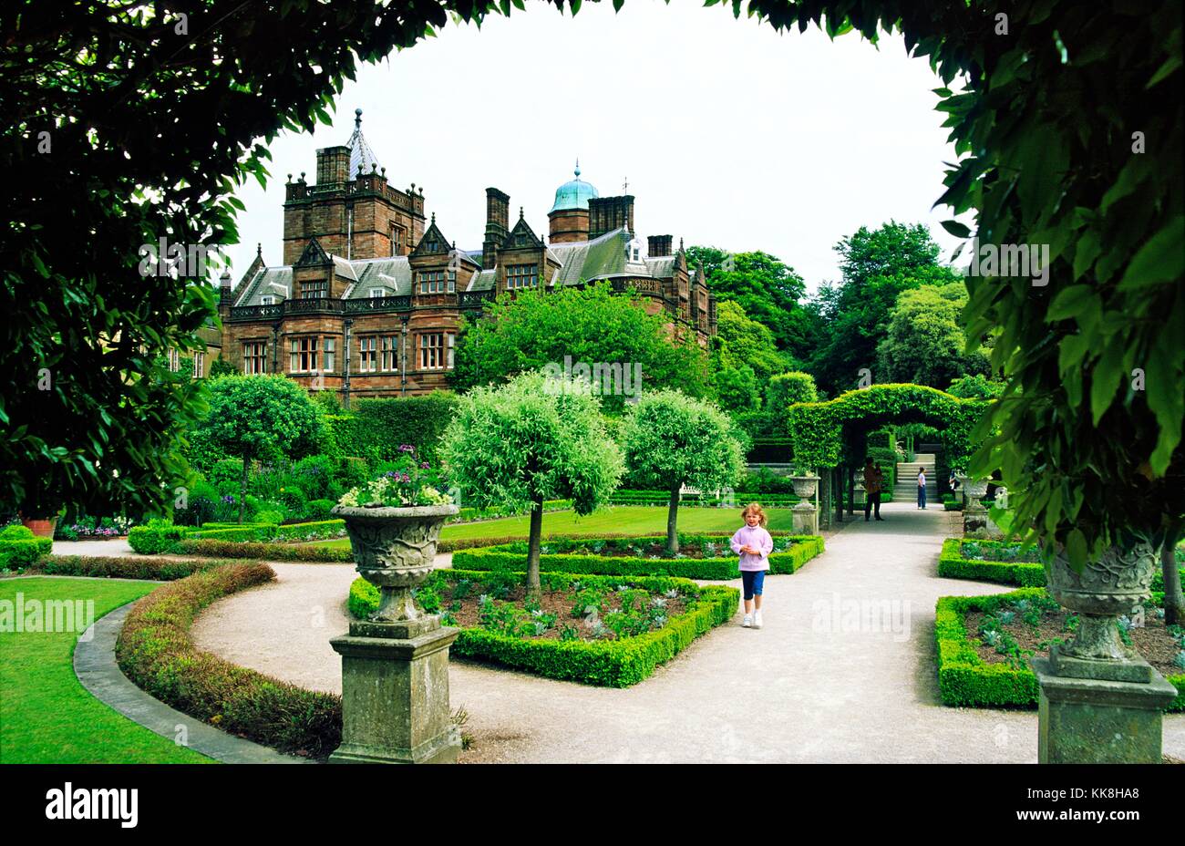 Holker Hall and gardens. The Cavendish family stately home estate near ...