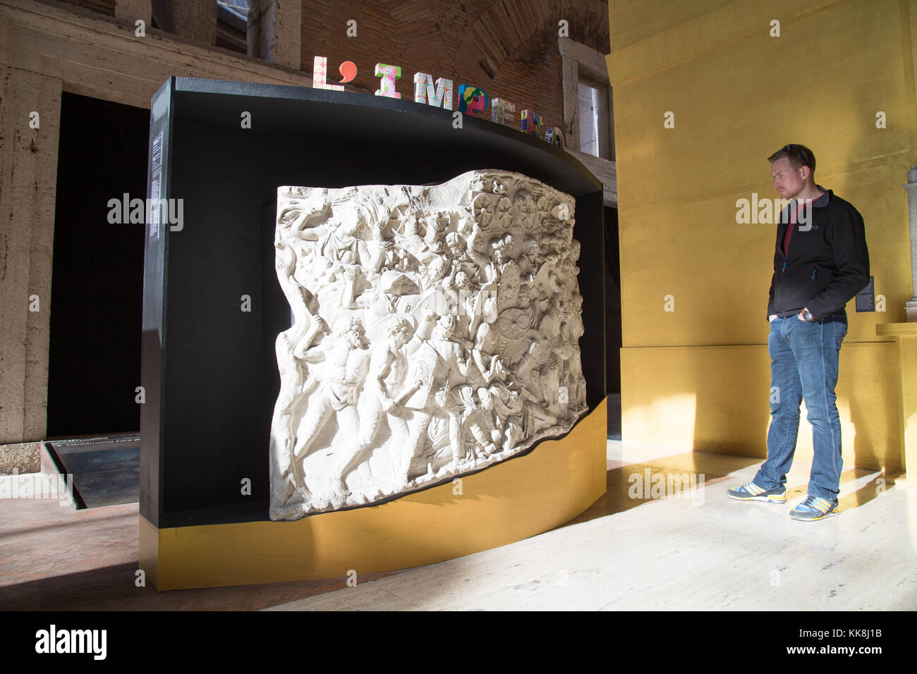 Roma, Italy. 28th Nov, 2017. Inauguration of the exhibition "Trajan ...
