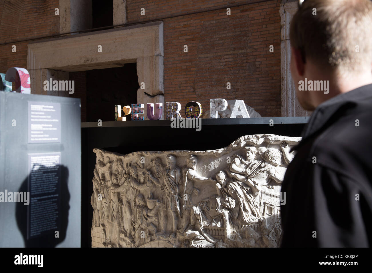 Roma, Italy. 28th Nov, 2017. Inauguration of the exhibition "Trajan ...