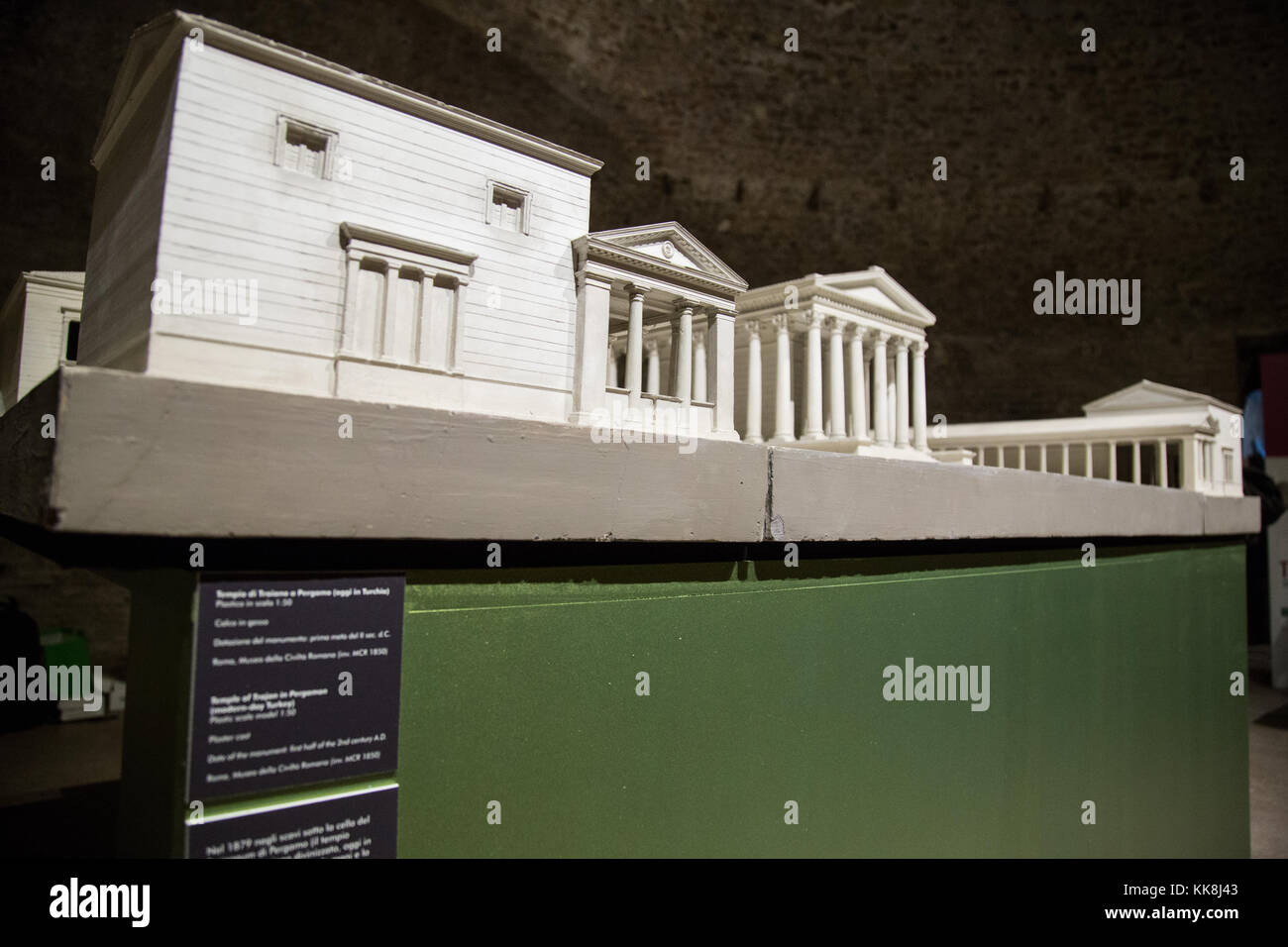 Roma, Italy. 28th Nov, 2017. Inauguration of the exhibition "Trajan ...