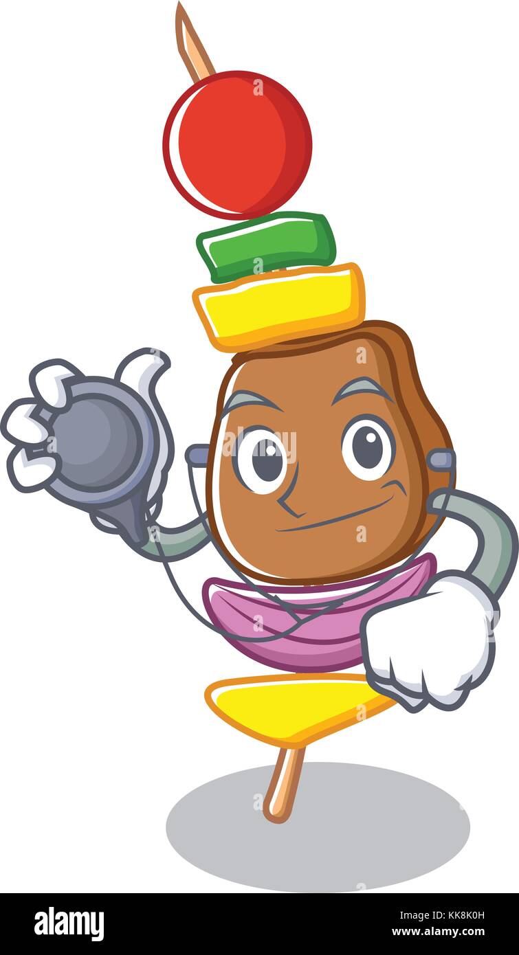 Doctor barbecue character cartoon style Stock Vector Image & Art - Alamy
