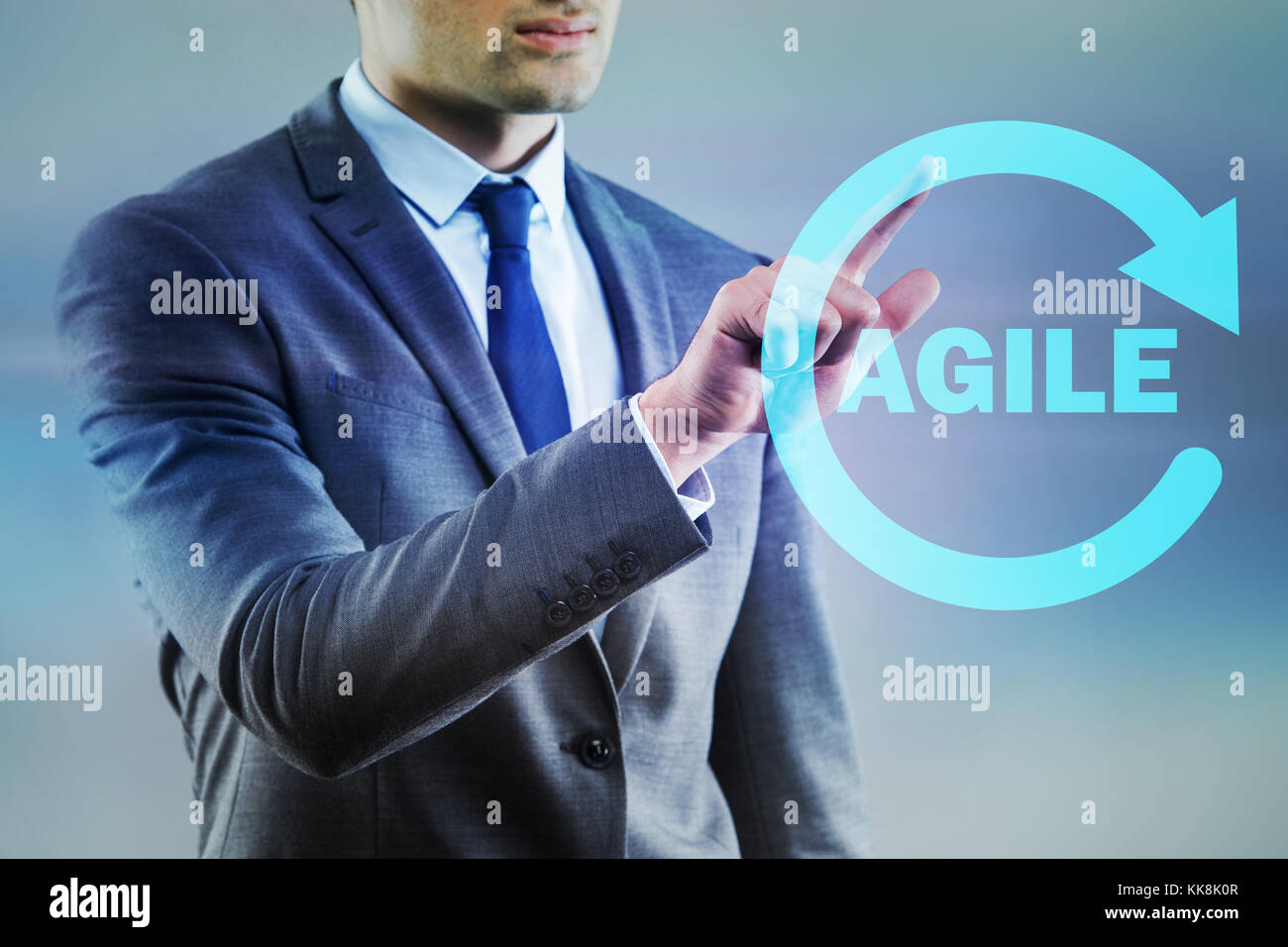 Concept of agile software development Stock Photo - Alamy