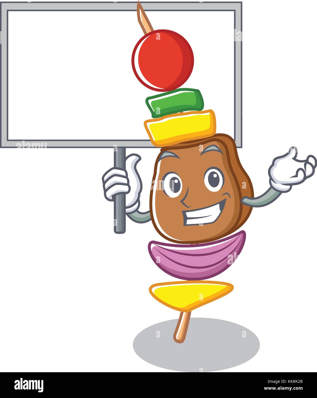 Bring board barbecue character cartoon style Stock Vector Image & Art ...