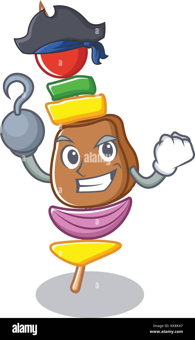 Pirate barbecue character cartoon style Stock Vector Image & Art - Alamy