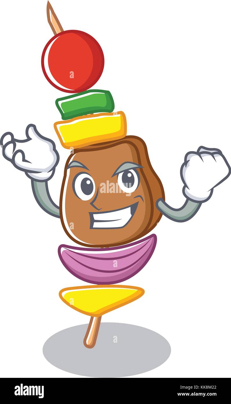 Successful barbecue character cartoon style Stock Vector Image & Art ...