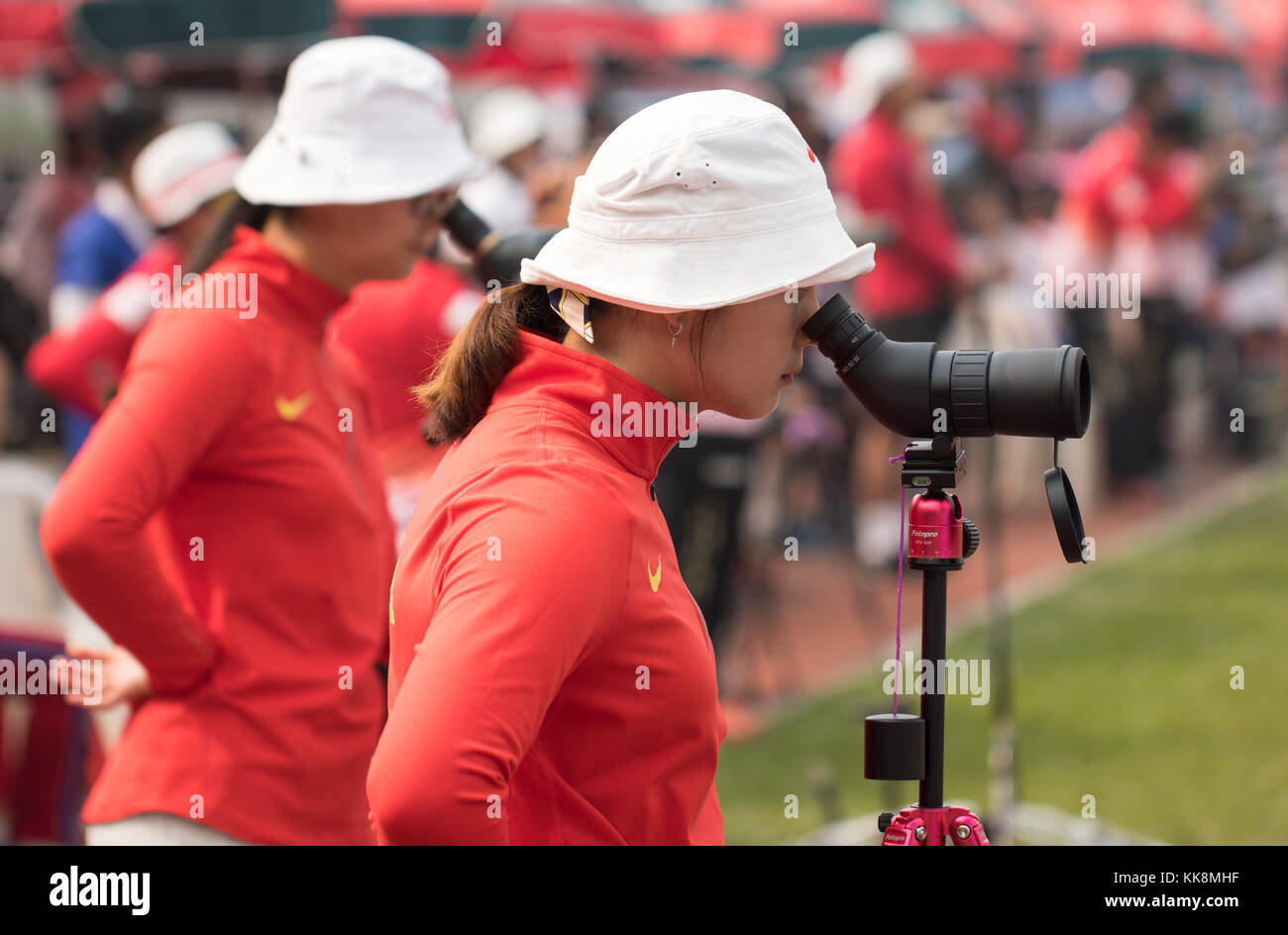 South Korea won the first archery gold medal of the 20th Asian Archery ...
