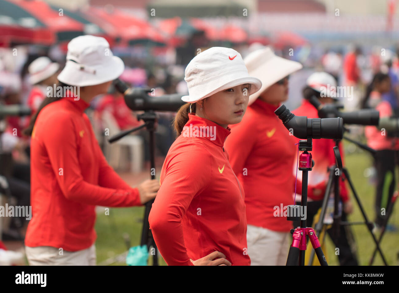 South Korea won the first archery gold medal of the 20th Asian Archery ...