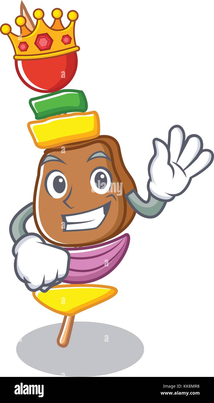 King barbecue character cartoon style Stock Vector Image & Art - Alamy