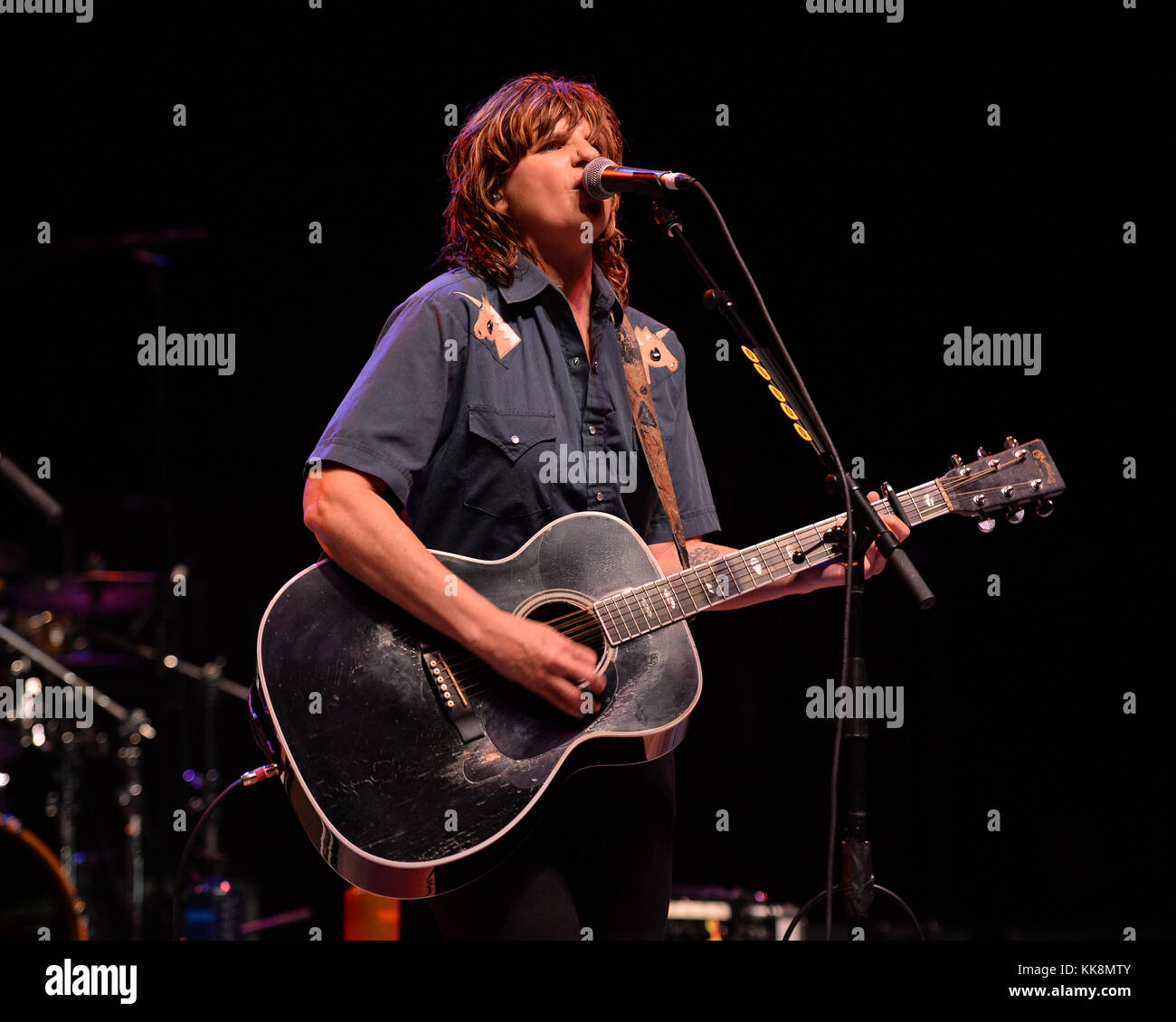 BOCA RATON, JANUARY - 17: Amy Ray performs during The Sunshine Music ...