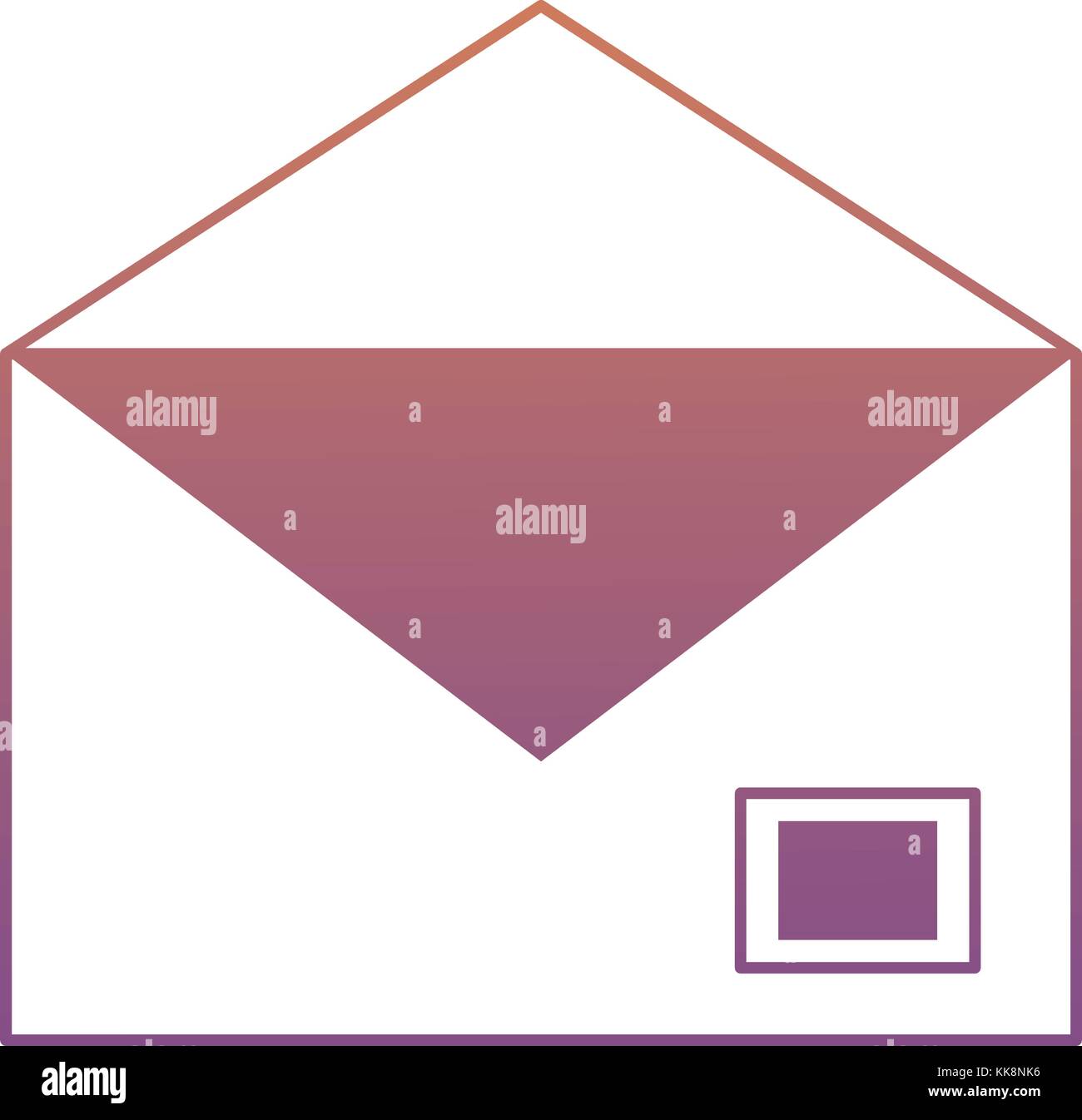 open envelope icon Stock Vector Image & Art - Alamy