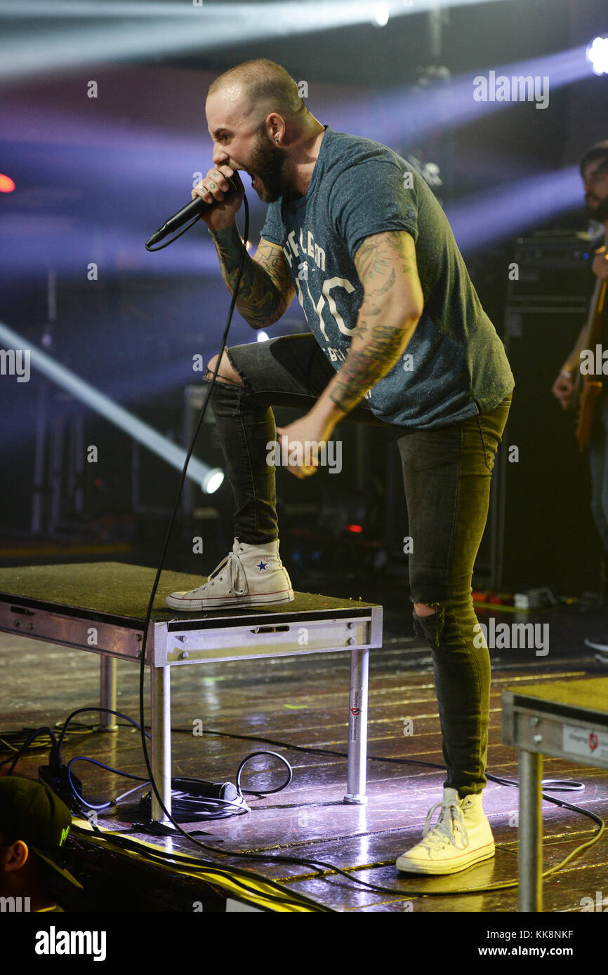 FORT LAUDERDALE FL - MARCH 07: William Jacob Luhrs of August Burns Red ...