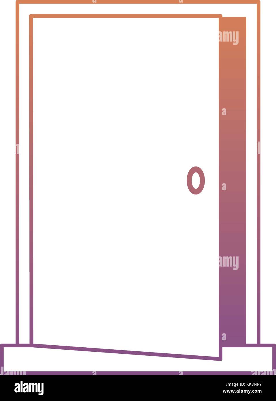 open door icon image Stock Vector Image & Art - Alamy