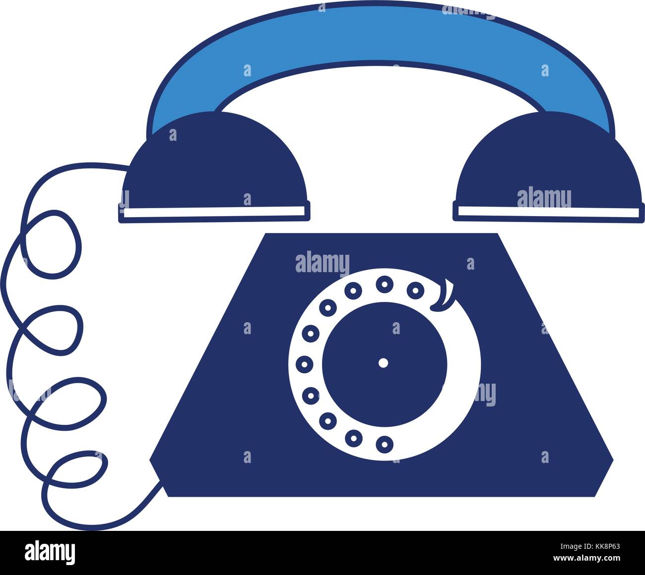 retro phone icon Stock Vector Image & Art - Alamy