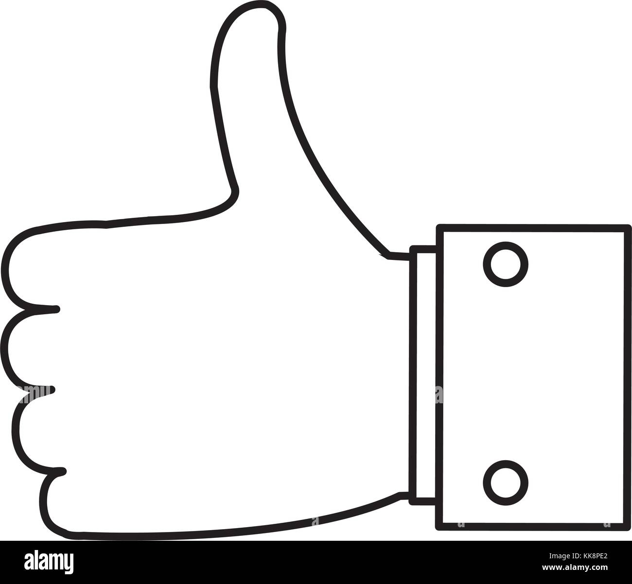 Isolated human hand design Stock Vector Image & Art - Alamy