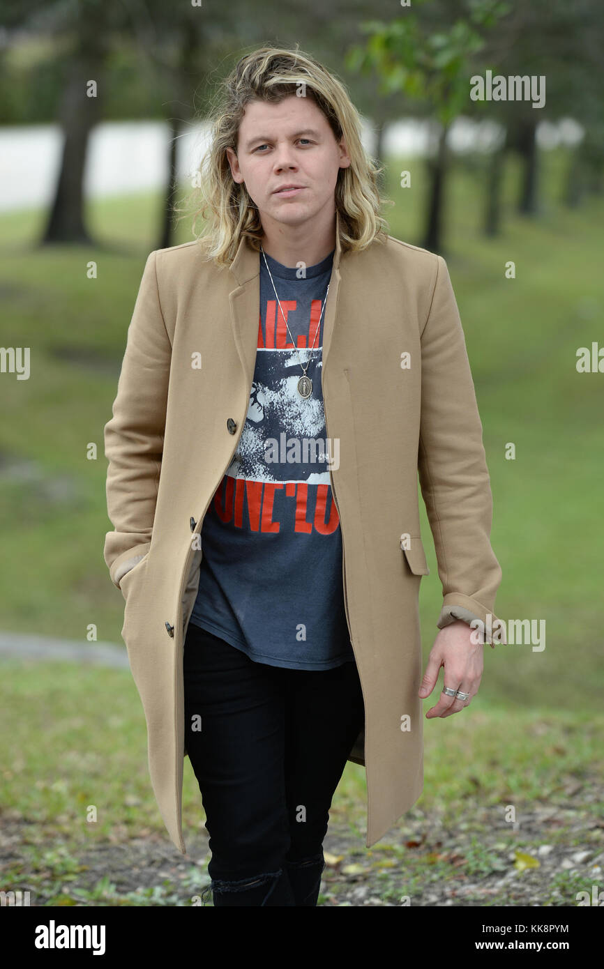 FORT LAUDERDALE, FL - JANUARY 29: Conrad Sewell poses for a portrait at ...