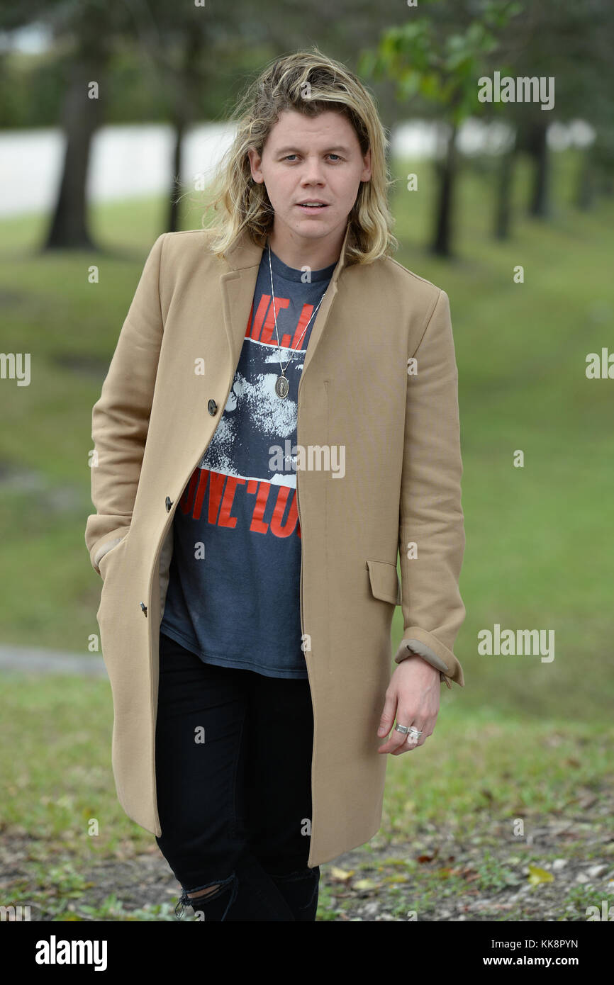 FORT LAUDERDALE, FL - JANUARY 29: Conrad Sewell poses for a portrait at ...