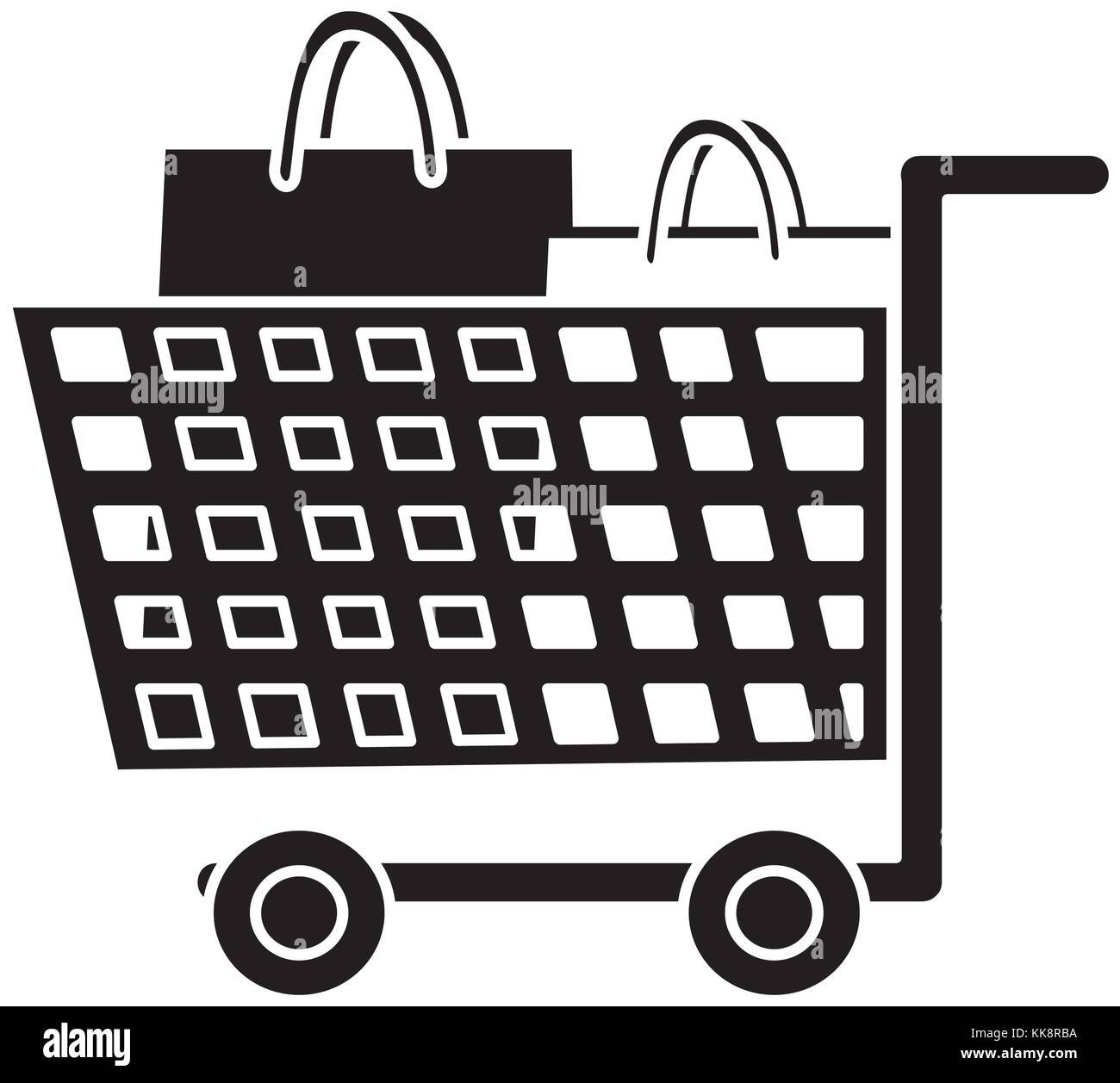 Isolated cart design Stock Vector Image & Art - Alamy