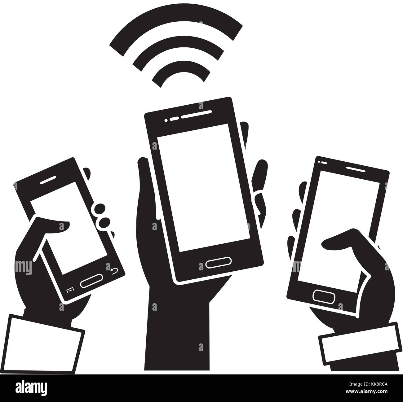 Isolated smartphone design Stock Vector Image & Art - Alamy