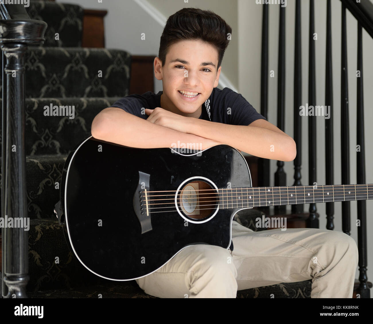 HOLLYWOOD, FL - JANUARY 15: Singer Daniel Skye poses for a portrait in the studio on January 15 ...