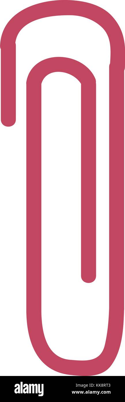 Isolated paper clip design Stock Vector Image & Art - Alamy