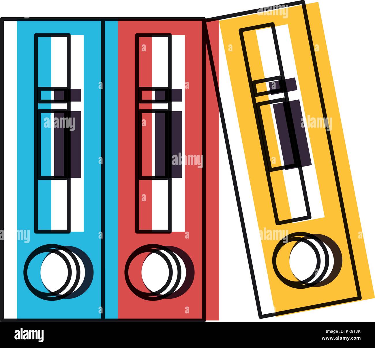 documents binders icon Stock Vector Image & Art - Alamy