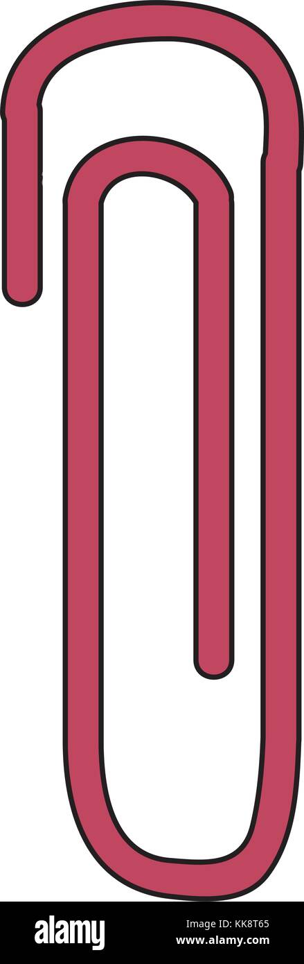 Isolated paper clip design Stock Vector Image & Art - Alamy