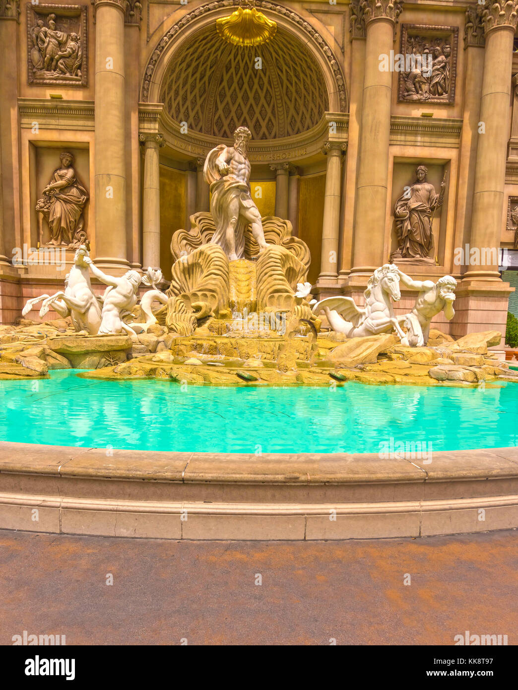 Las Vegas, United States of America - May 05, 2016: The fountain at ...