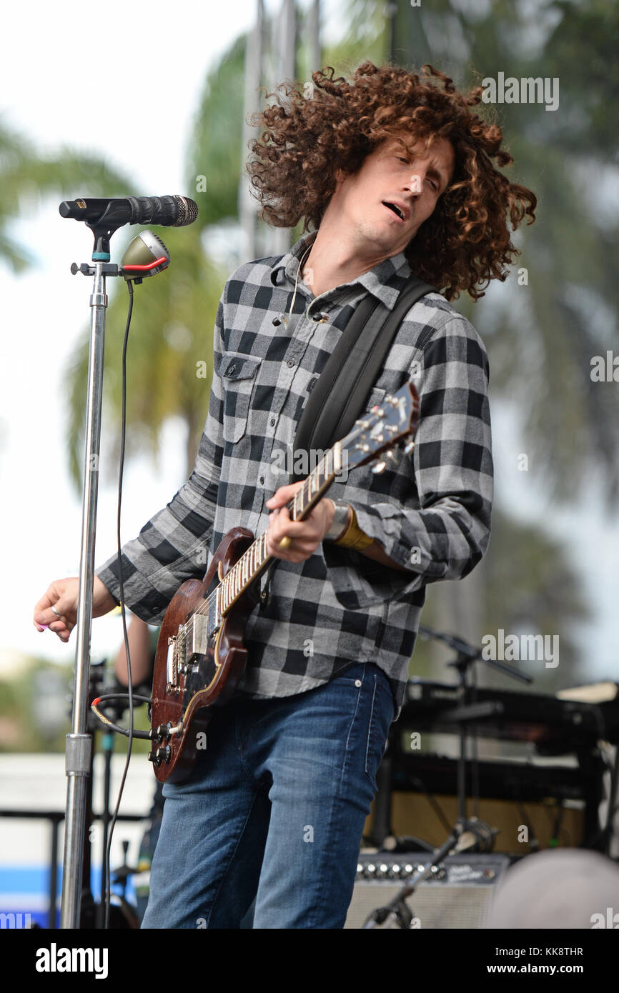 BOCA RATON, JANUARY - 17: David Shaw of The Revivalists performs during ...