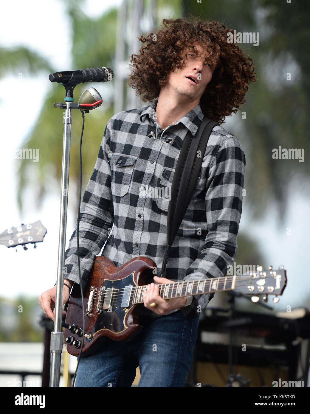 BOCA RATON, JANUARY - 17: David Shaw of The Revivalists performs during ...