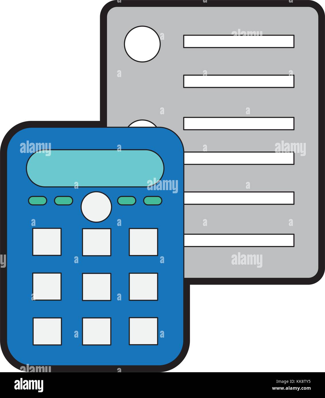 Isolated calculator design Stock Vector Image & Art - Alamy