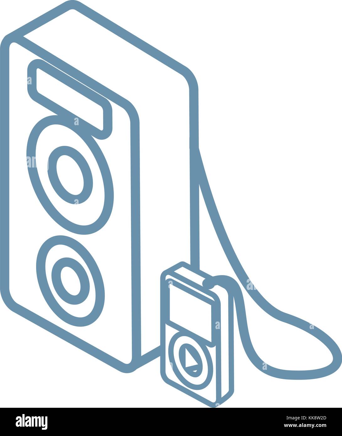 stereo vector illustration Stock Vector Image & Art - Alamy