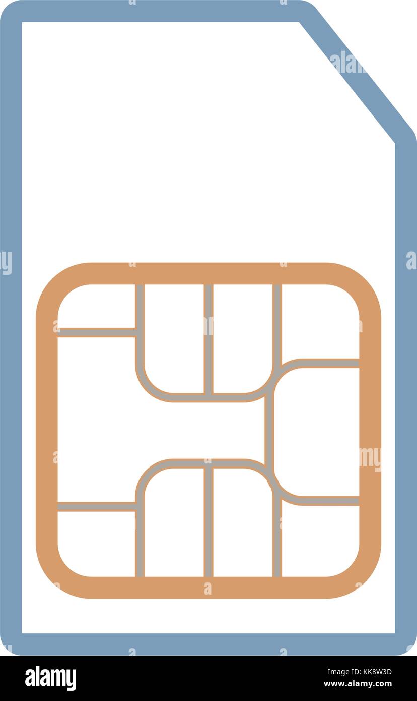 sim card vector illustration Stock Vector Image & Art - Alamy