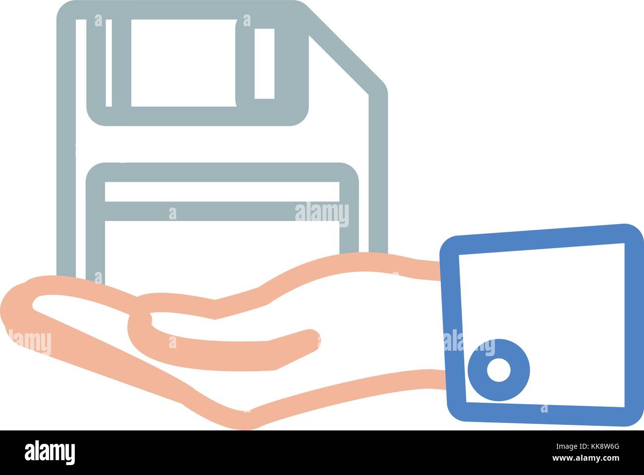 floppy diskette vector illustration Stock Vector Image & Art - Alamy