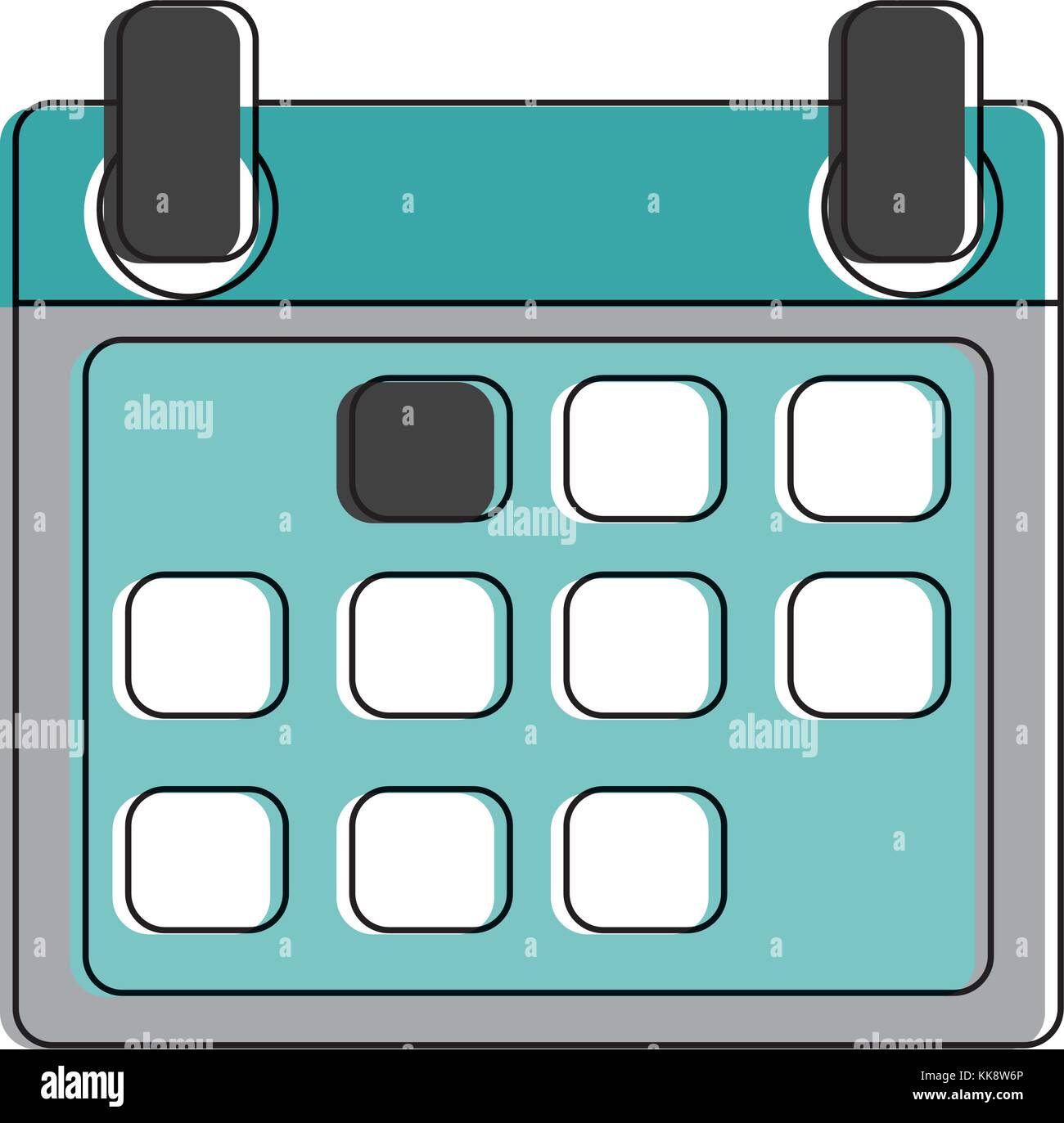 Isolated calendar design Stock Vector Image & Art - Alamy