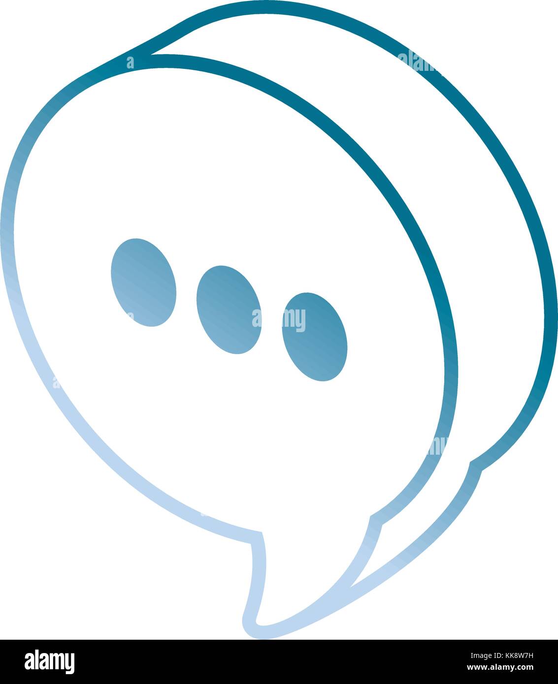 chat bubble vector illustration Stock Vector Image & Art - Alamy