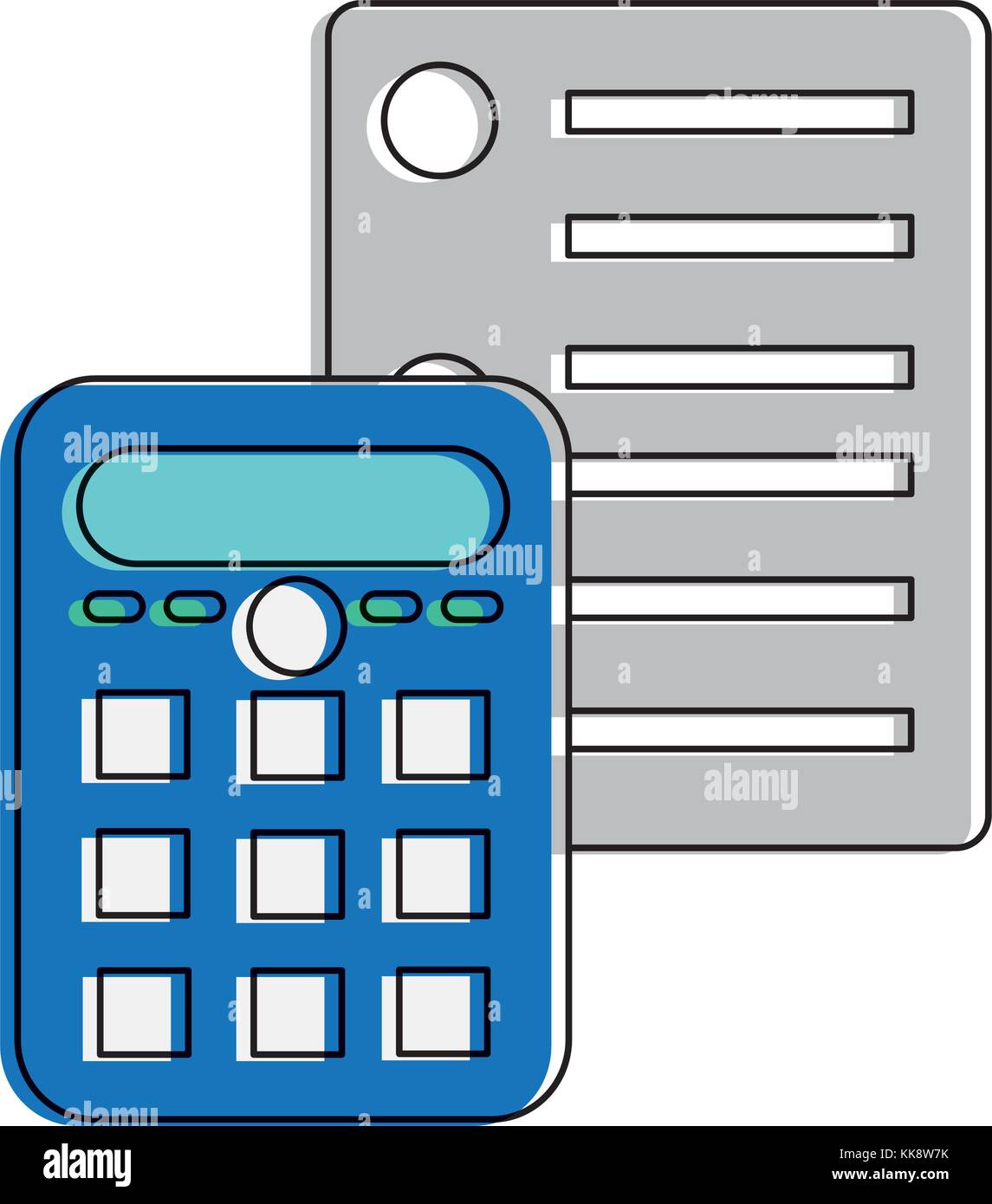 Isolated calculator design Stock Vector Image & Art - Alamy