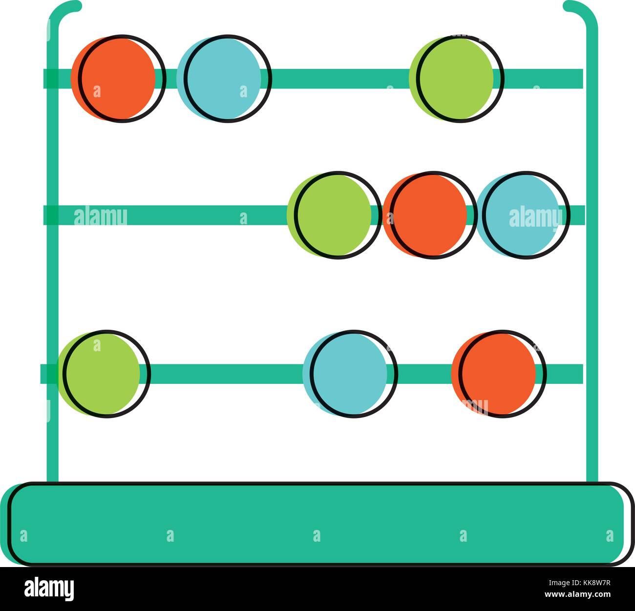 Isolated abacus design Stock Vector Image & Art - Alamy