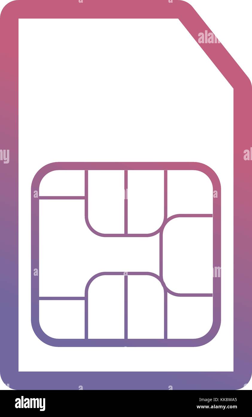 sim card vector illustration Stock Vector Image & Art - Alamy