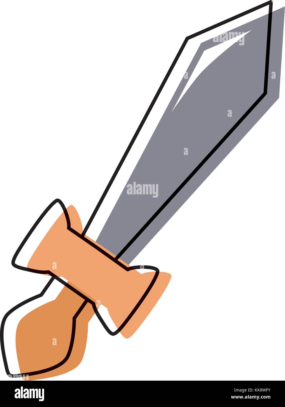 sword vector illustration Stock Vector Image & Art - Alamy