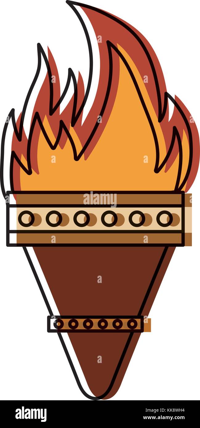 torch vector illustration Stock Vector Image & Art - Alamy