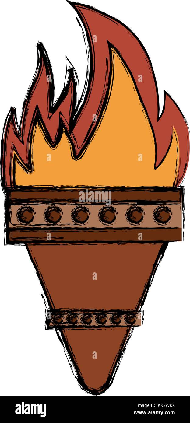 torch vector illustration Stock Vector Image & Art - Alamy