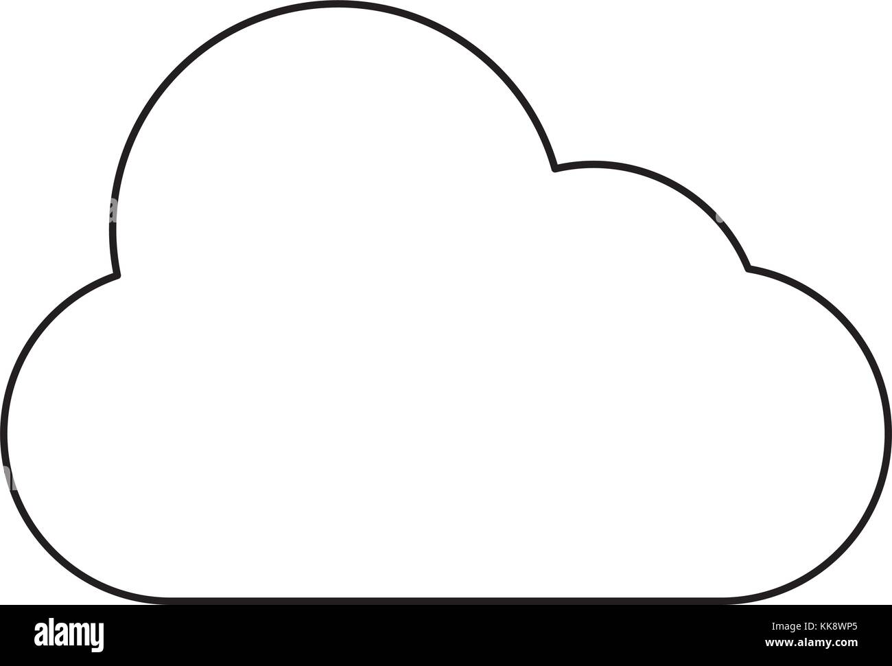 cloud vector illustration Stock Vector Image & Art - Alamy