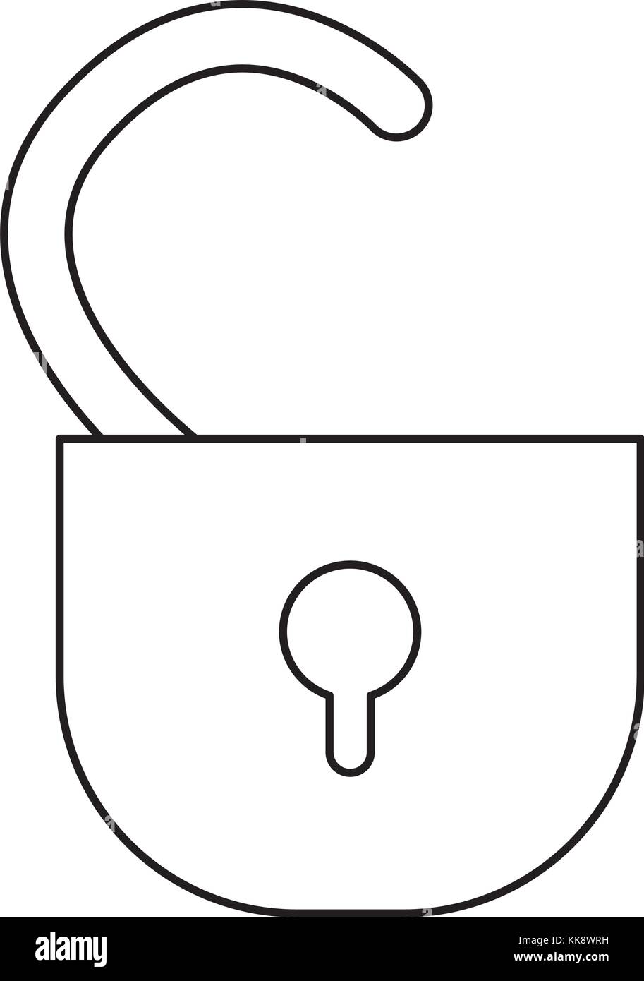 padlock vector illustration Stock Vector Image & Art - Alamy