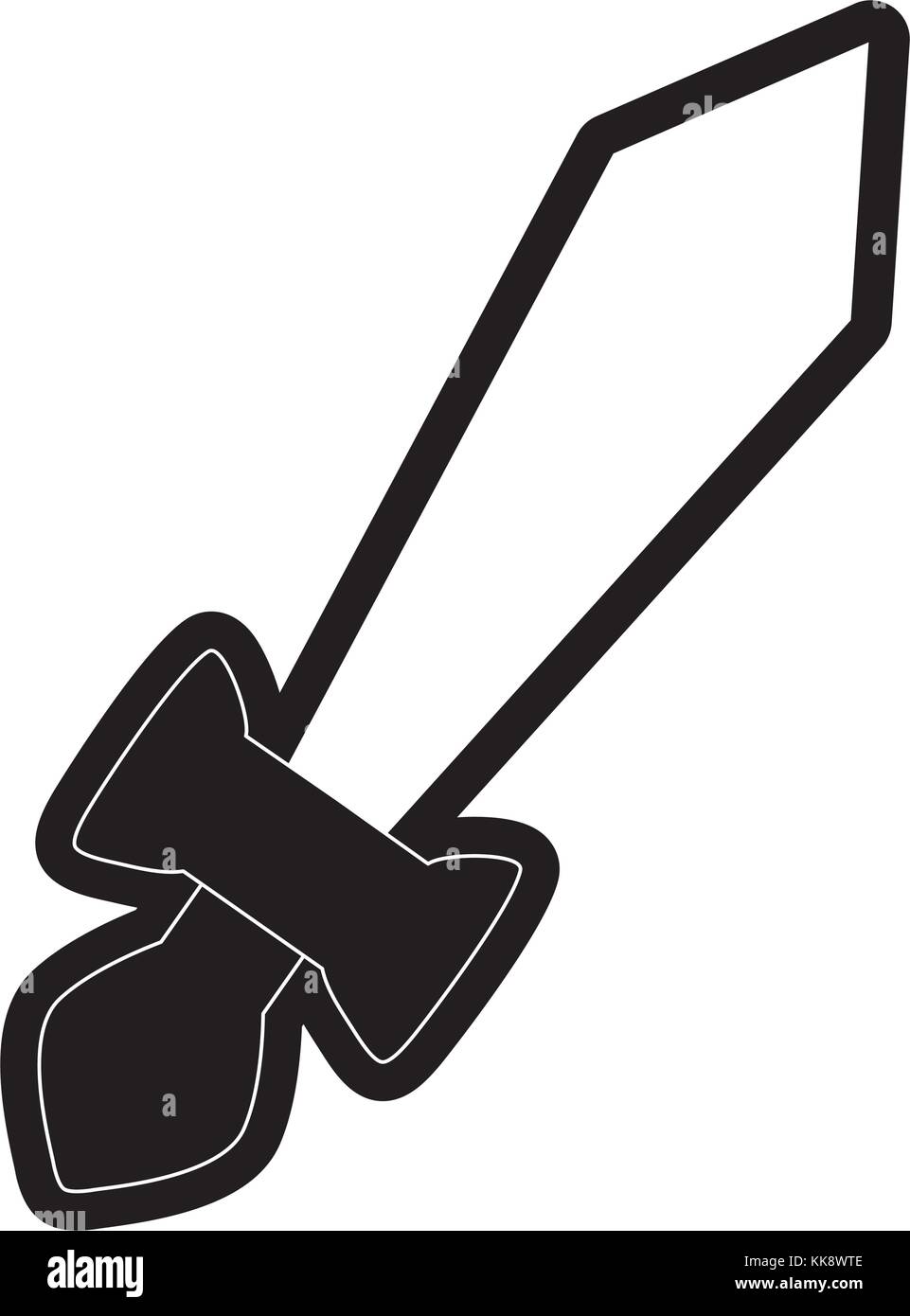 sword vector illustration Stock Vector Image & Art - Alamy