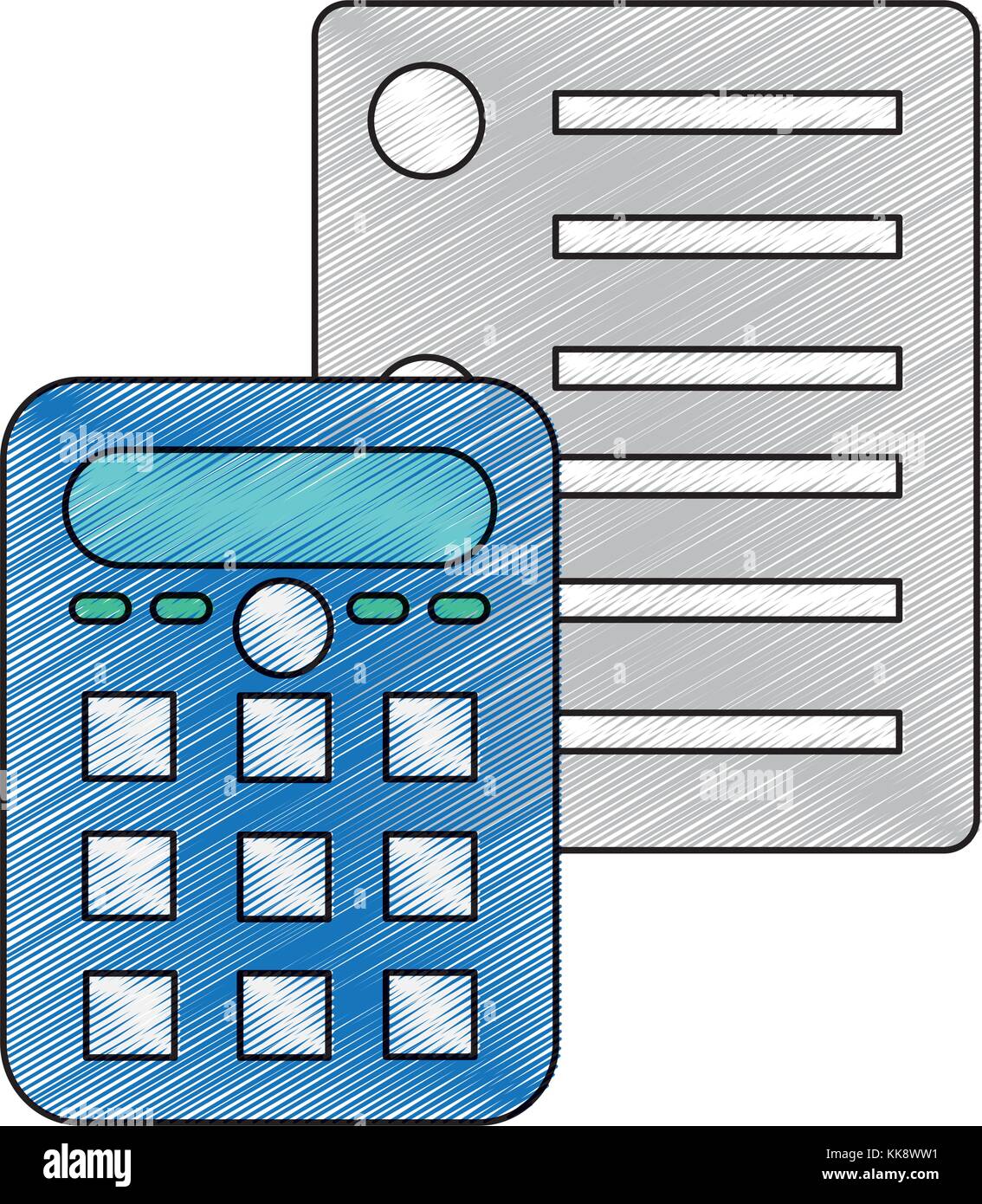 Isolated calculator design Stock Vector Image & Art - Alamy